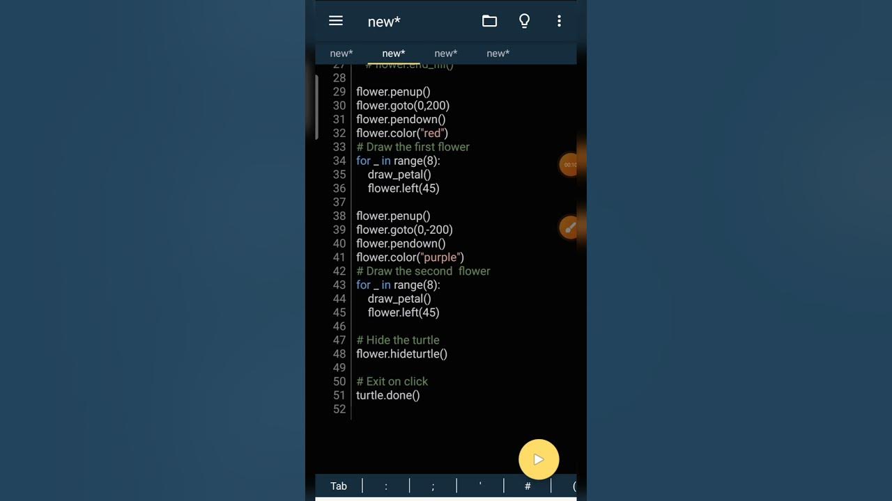 Superb Graphics With Python Turtle Teches Coding Pythonturtle Youtube