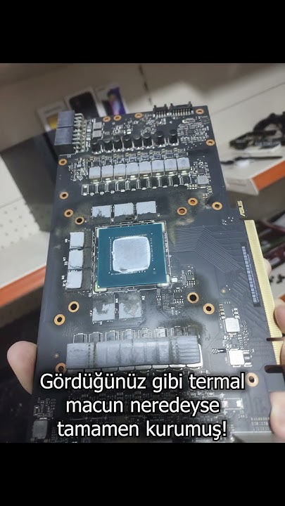 3070 Ti Ekran Kartı Bakımı: Termal Macun Değişimi ile 14°C Düşüş, %12 ...