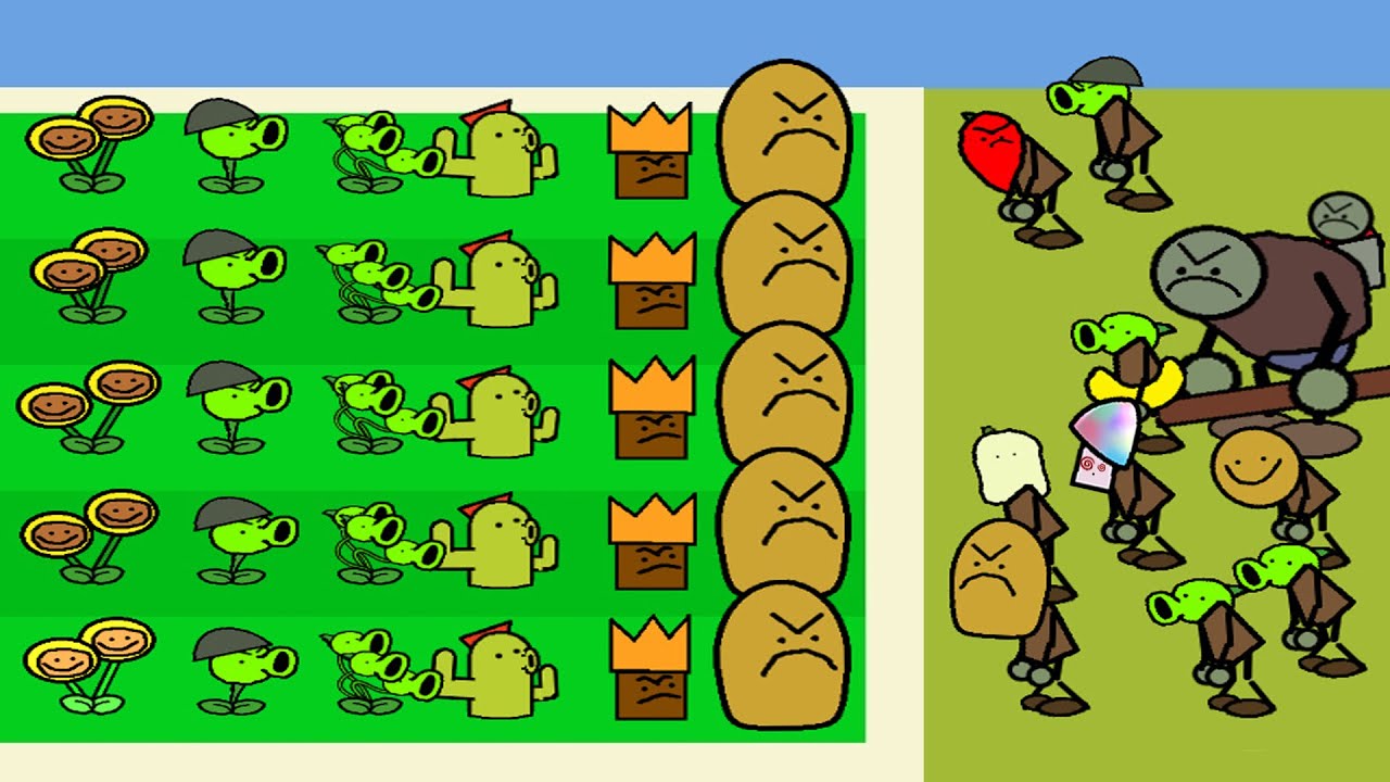 Plants vs Zombies Paint Pack Mod Gameplay Zombotany 2 - YouTube