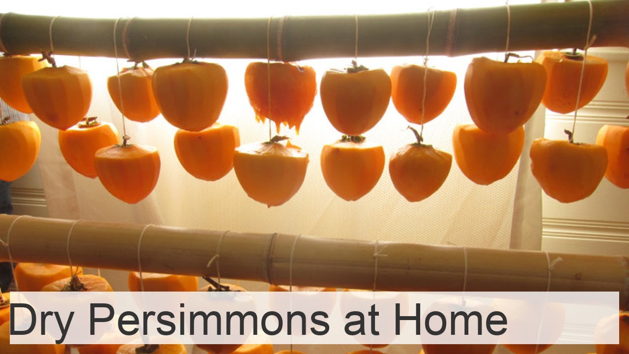 How to dry persimmons at home: whole, in the oven, in a fruit and vegetable dryer - YouTube