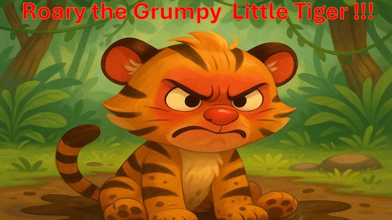 Roary the Grumpy Little Tiger | Stories for Kids - YouTube