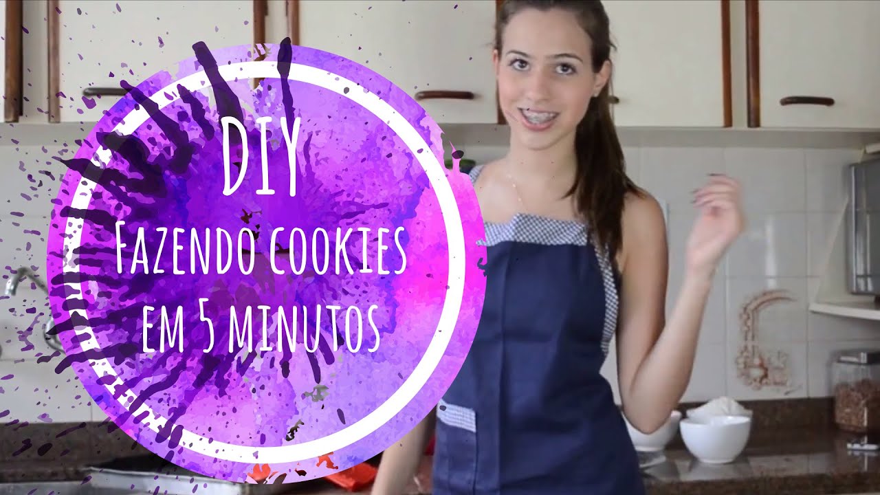 DIY: Aprenda a fazer "Cookies" em 5 minutos - YouTube