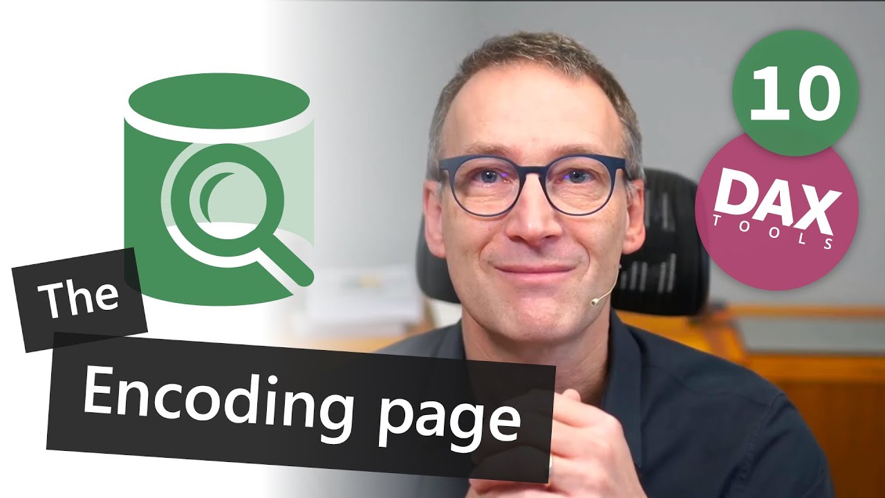 DAX Tools - VertiPaq Analyzer 10 - The Encoding page - YouTube