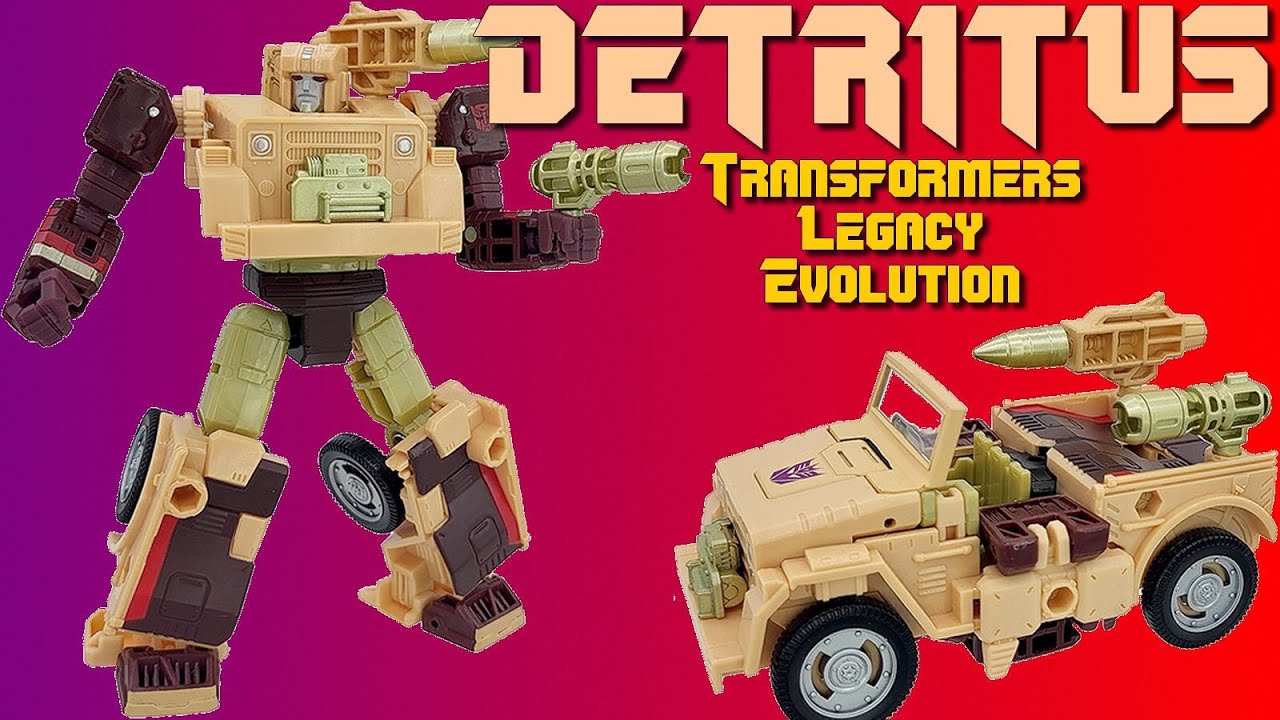 Transformers Tuesday! Detritus Transformers Legacy Evolution - YouTube