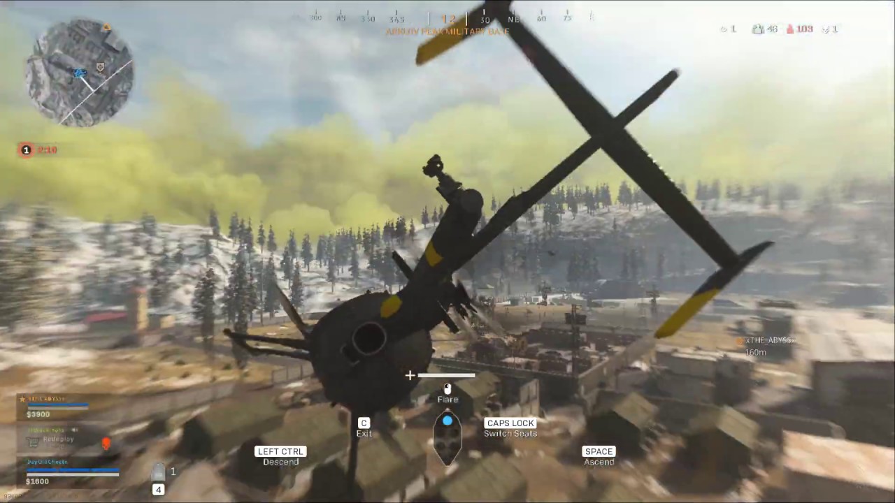 COD Warzone Helicopter Kamikaze - YouTube