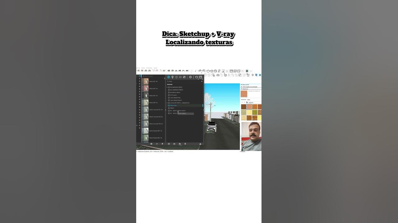 🚀 Tutorial SketchUp + V-Ray: Como localizar texturas perdidas no SketchUp com V-Ray! - YouTube
