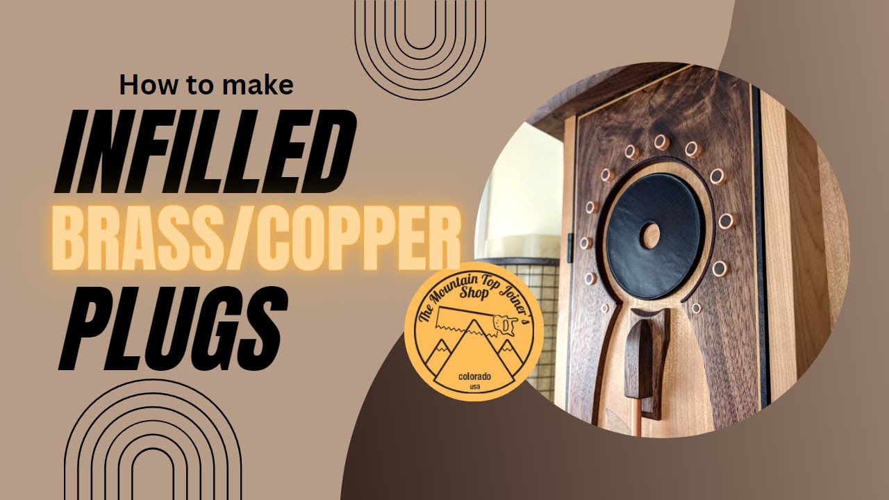 How to Make Infilled Brass & Copper Plugs - YouTube