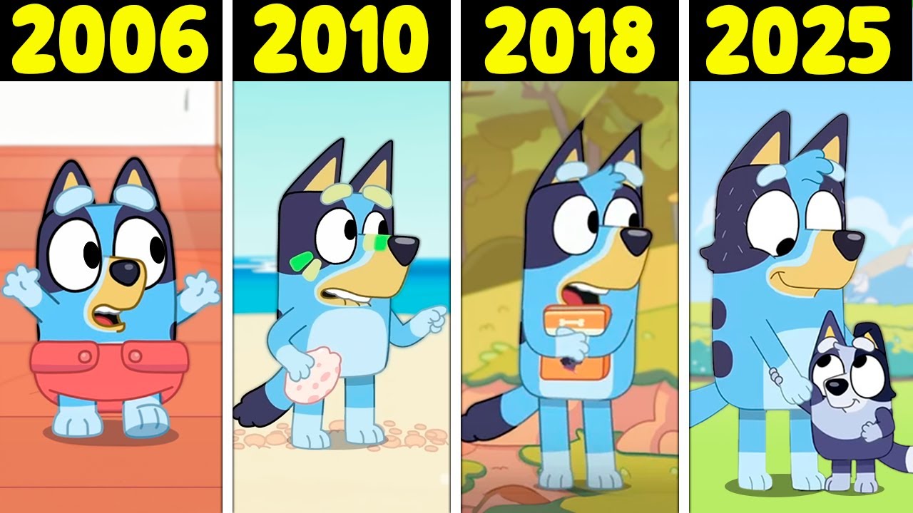 How Will BLUEY GROW UP? From BABY to MOM! - YouTube