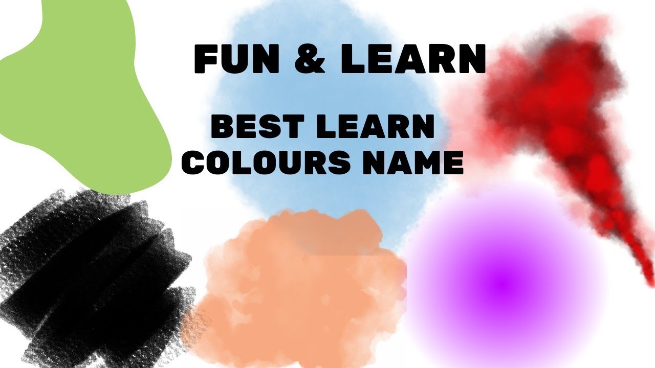 Fun colours name | colours with objects | Fun learning video - YouTube