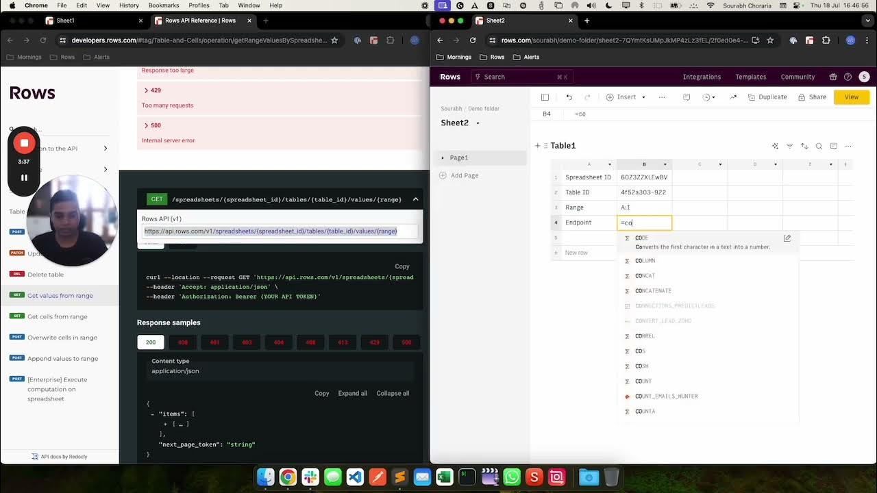 Sharing data between two spreadsheets - YouTube