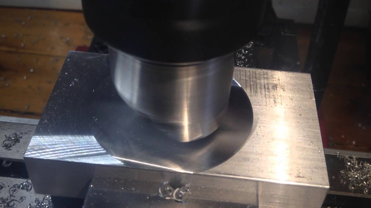 Flycutting on a Sieg X1 micro mill - YouTube
