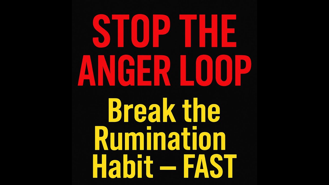 ANGER MANAGEMENT: HOW TO STOP THE ANGER TRIGGER HABIT FAST - YouTube