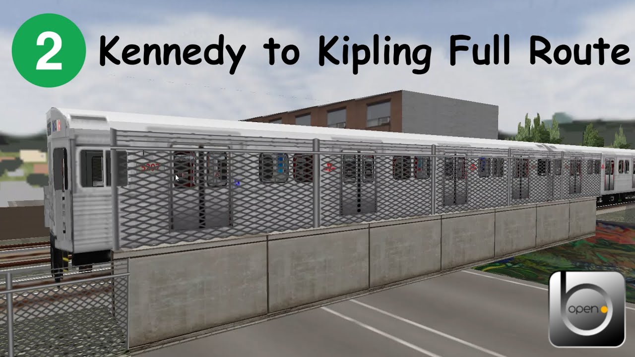 OpenBVE - TTC Train Simulator - Line 2 Full Route With T1 (Westbound ...