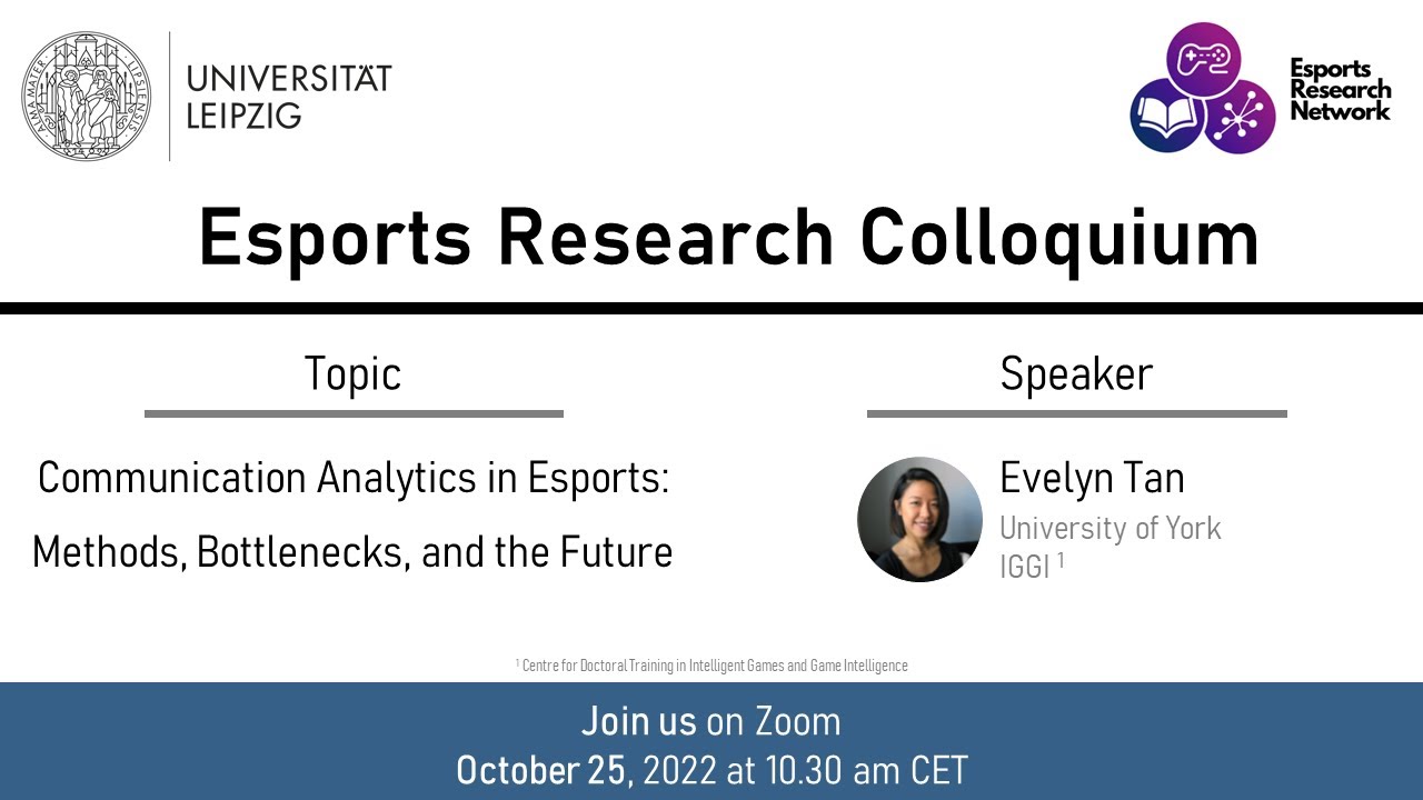 Communication Analytics in Esports with Evelyn Tan - YouTube