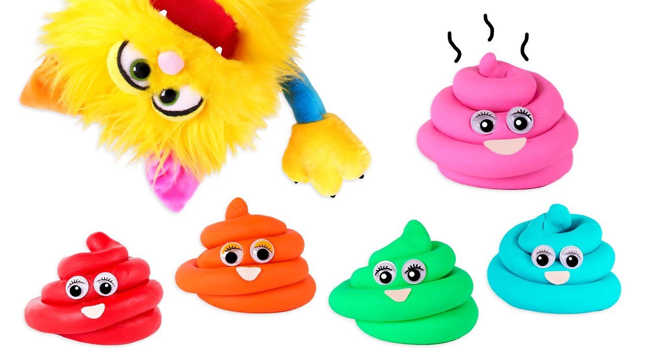 Play Doh rainbow poops 🌈💩 Videos for kids - YouTube