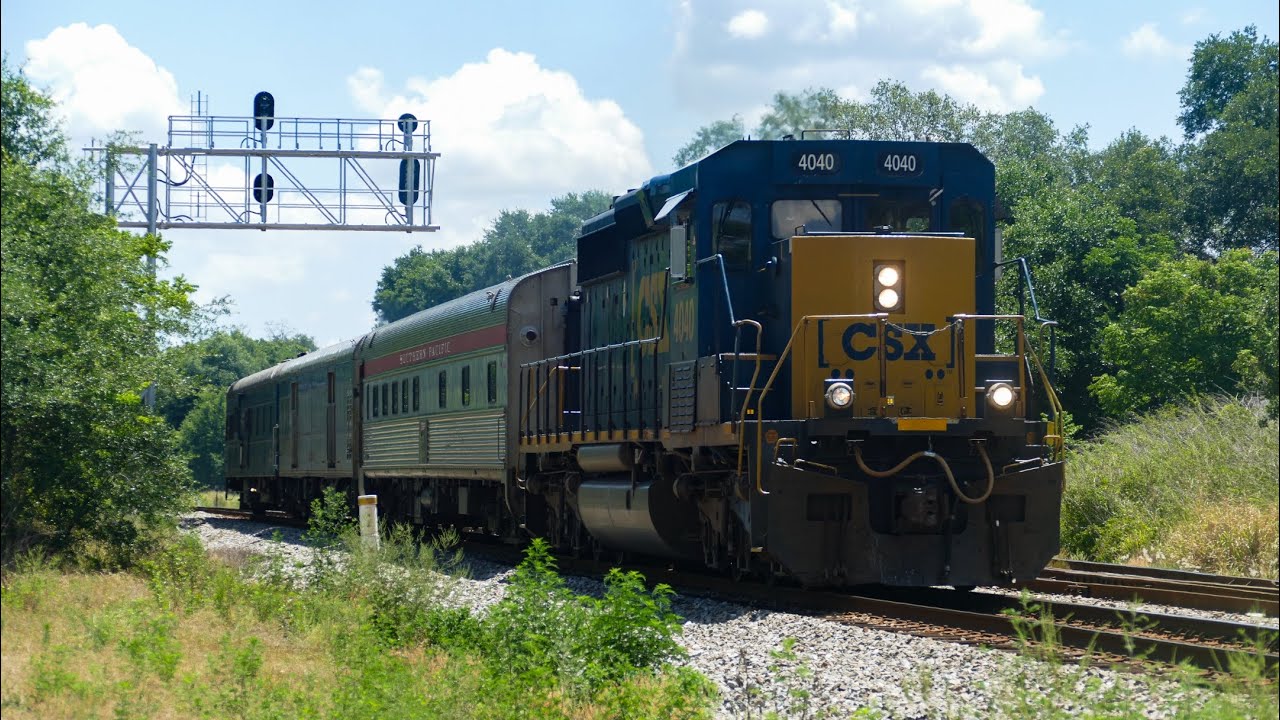 CSXT’s Geometry Train Goes Through Valrico Florida 5/21/24! - YouTube