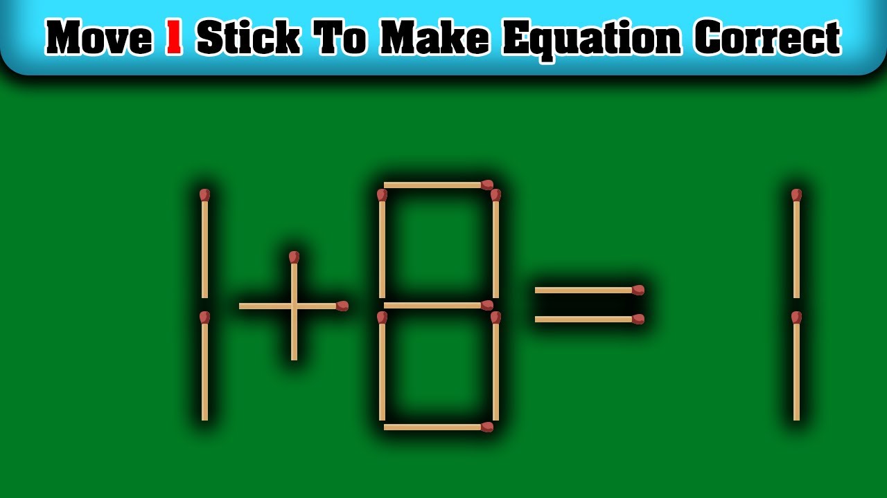 Crack the Code: Matchstick Math Riddles for a Mental Workout - YouTube