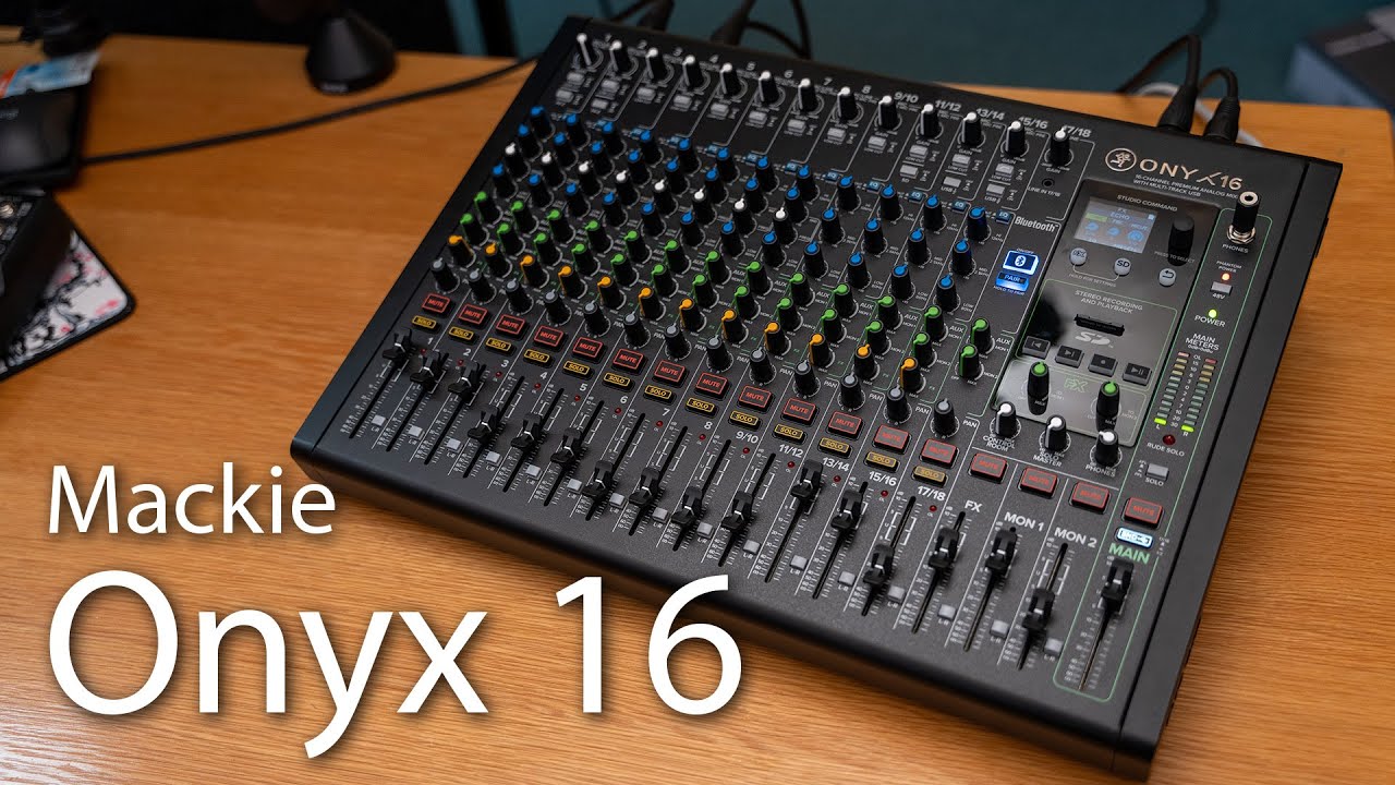 Mackie Onyx 16 im Test - Vielseitiges analoges Mischpult mit Mehrspur ...