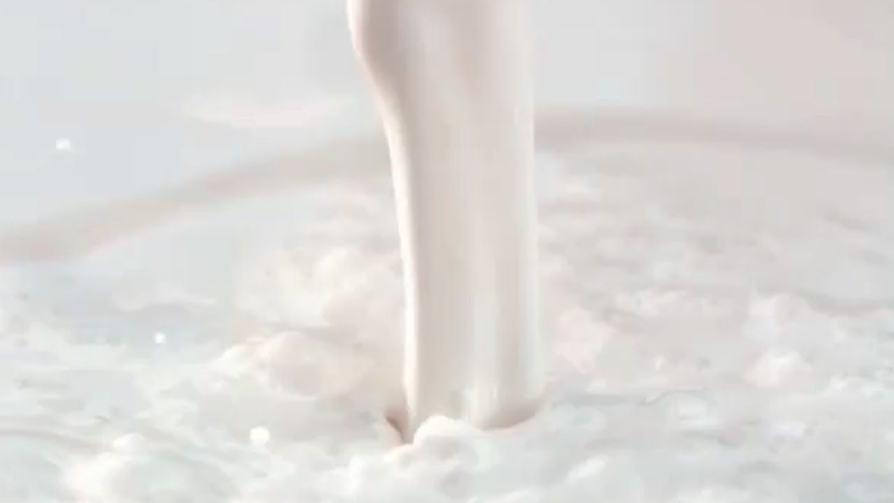 Milk Pouring Captured in Super Slick Smooth Slow Motion! - YouTube