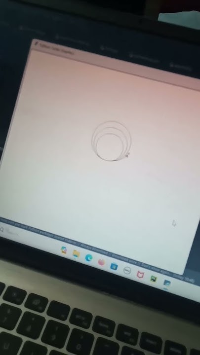 Draw Circle Using Python Programming Language Video Viral Viralvideo Short Youtube