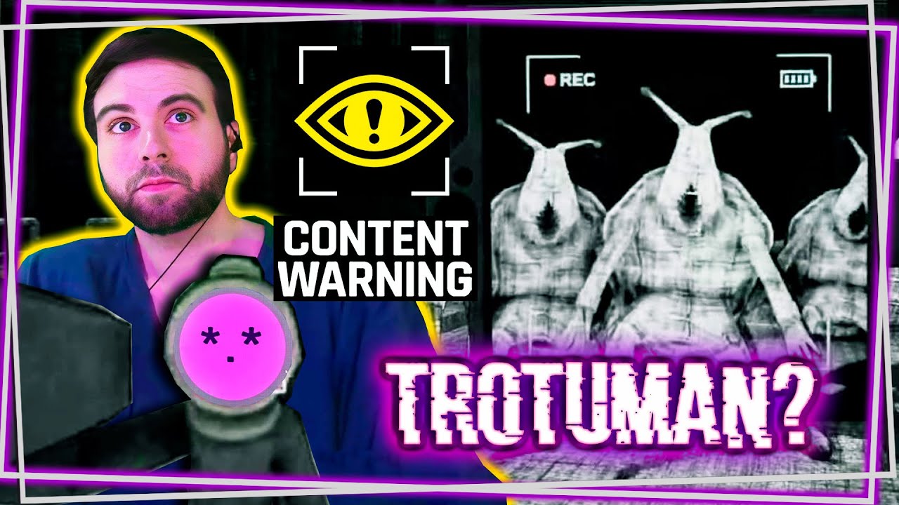 CONTENT WARNING y la aparicion de TROTUMAN! - YouTube