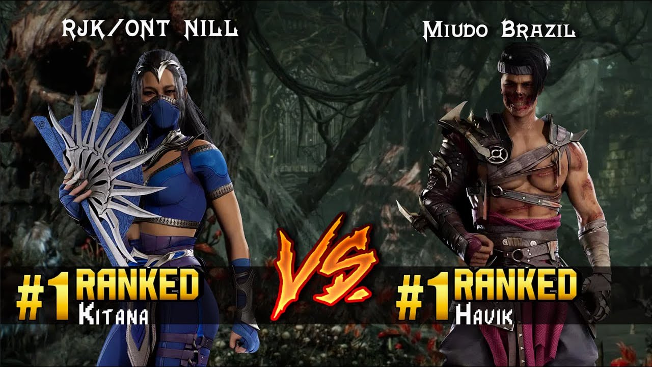 MK1 RJK/ONT NILL (#1 Ranked Kitana) vs Miudo Brazil (#1 Ranked Havik ...