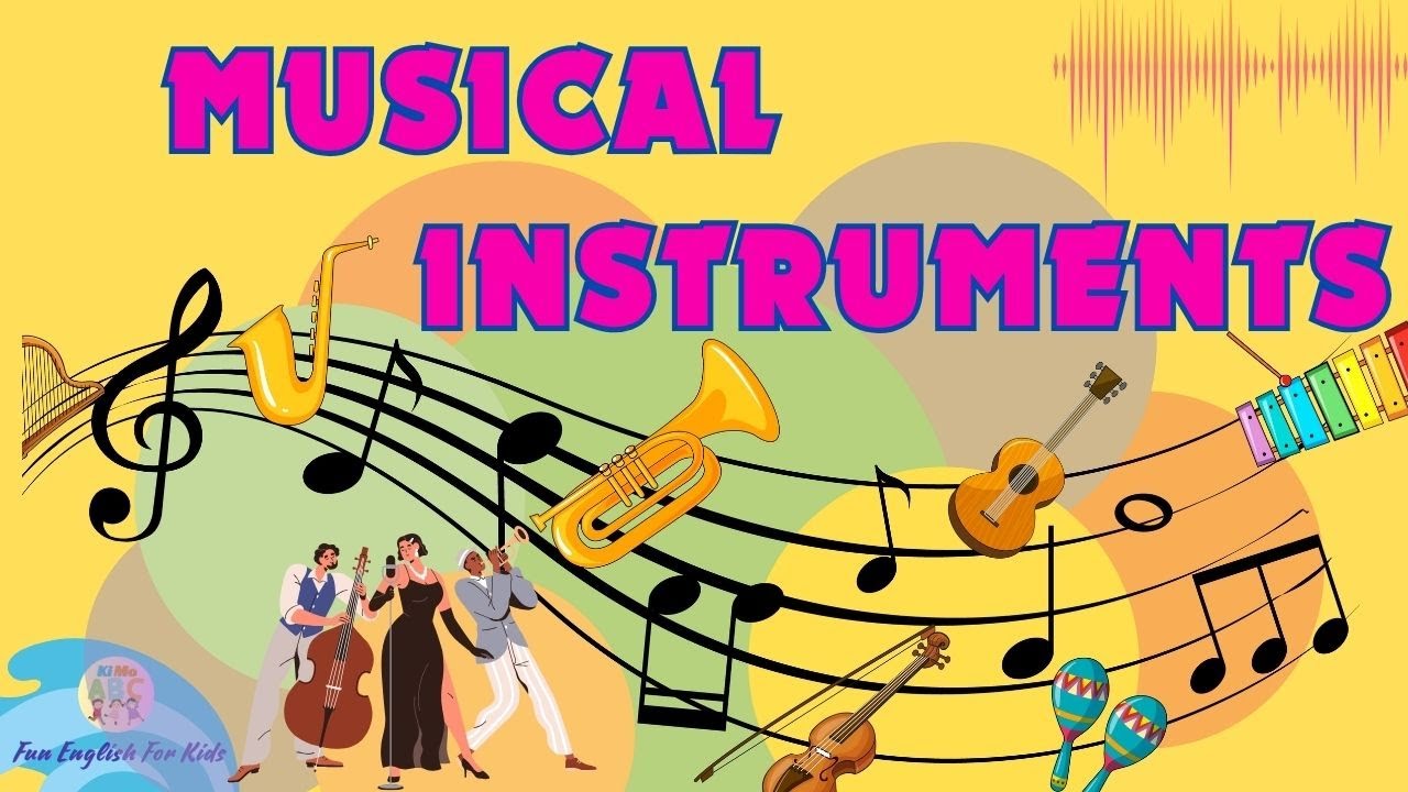 Kids vocabulary - Musical Instruments - Fun English for Kids - YouTube