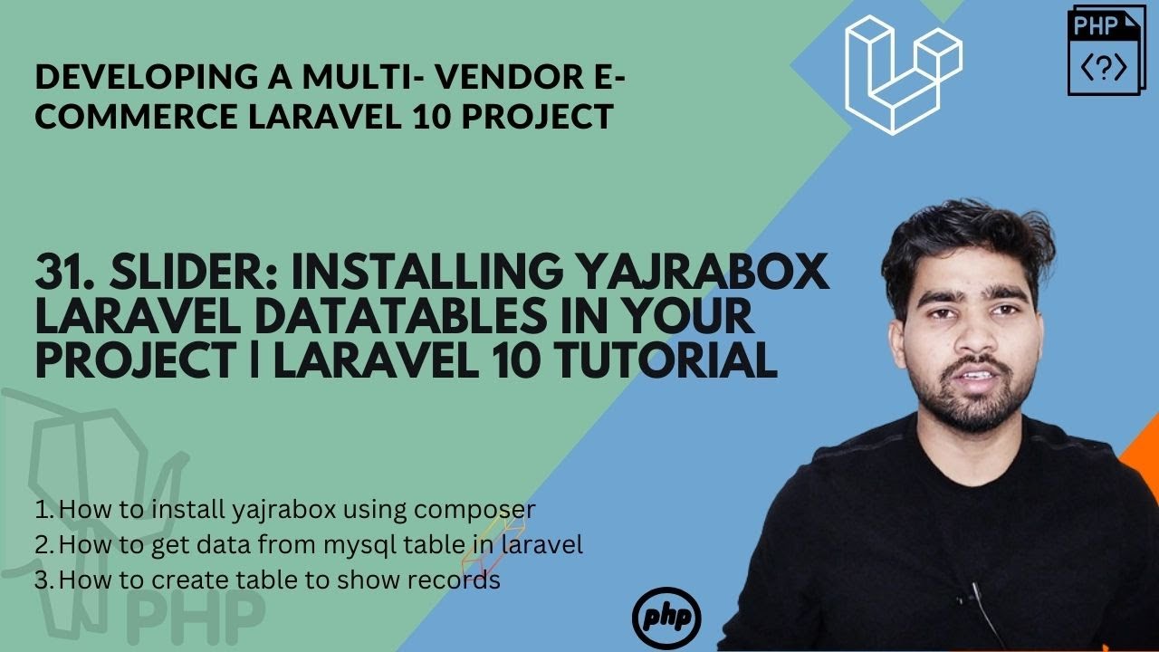Slider Installing Yajrabox Laravel Datatables In The Project Laravel 3539