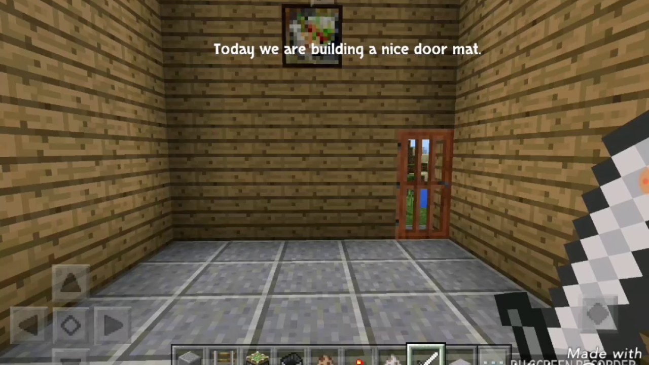 Minecraft llama door mat - YouTube