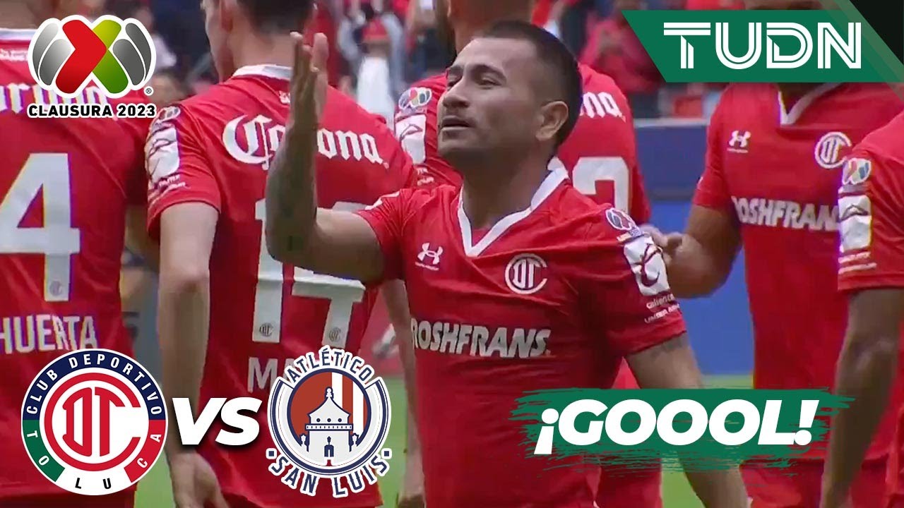 ¡GOOL del Tolu! Aparece el ‘takeshi’ | Toluca 1-0 Atl San Luis | CL2023 ...