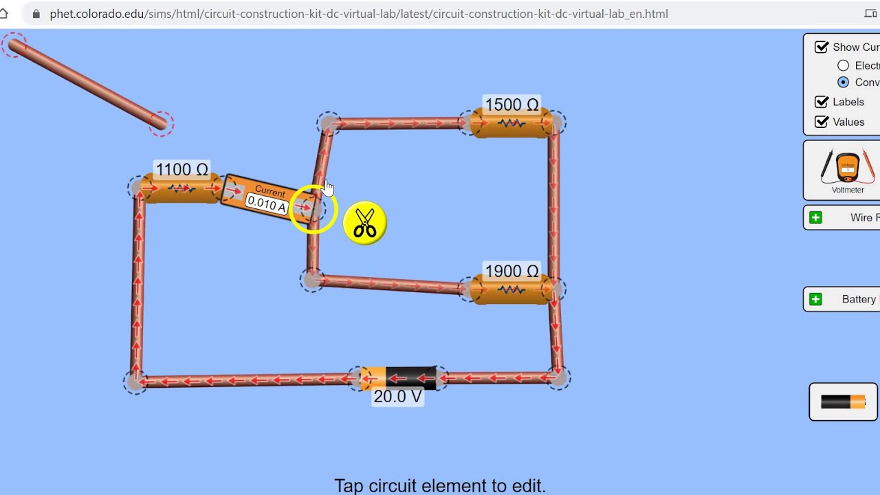 Resistor Combination Lab using the Phet Virtual Toolkit - YouTube