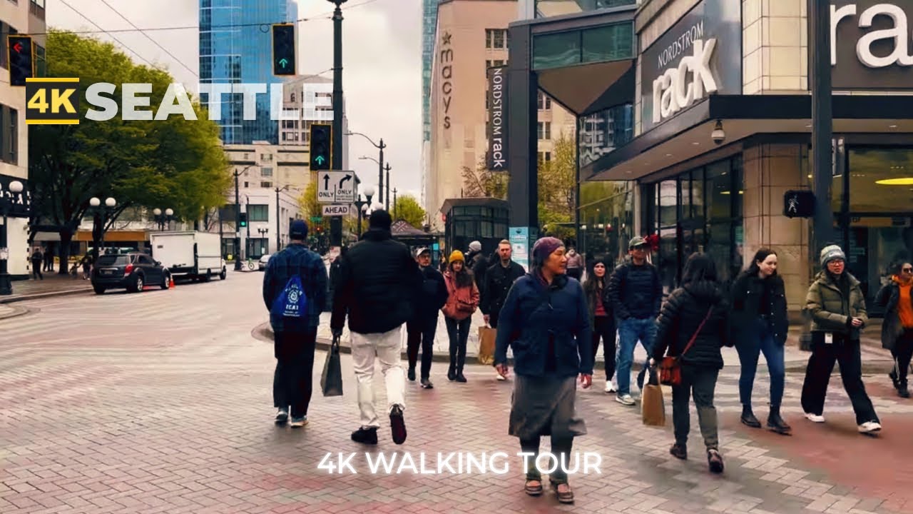 [4k] Discover SEATTLE : City Walk from 7th and Pine to the Market ...