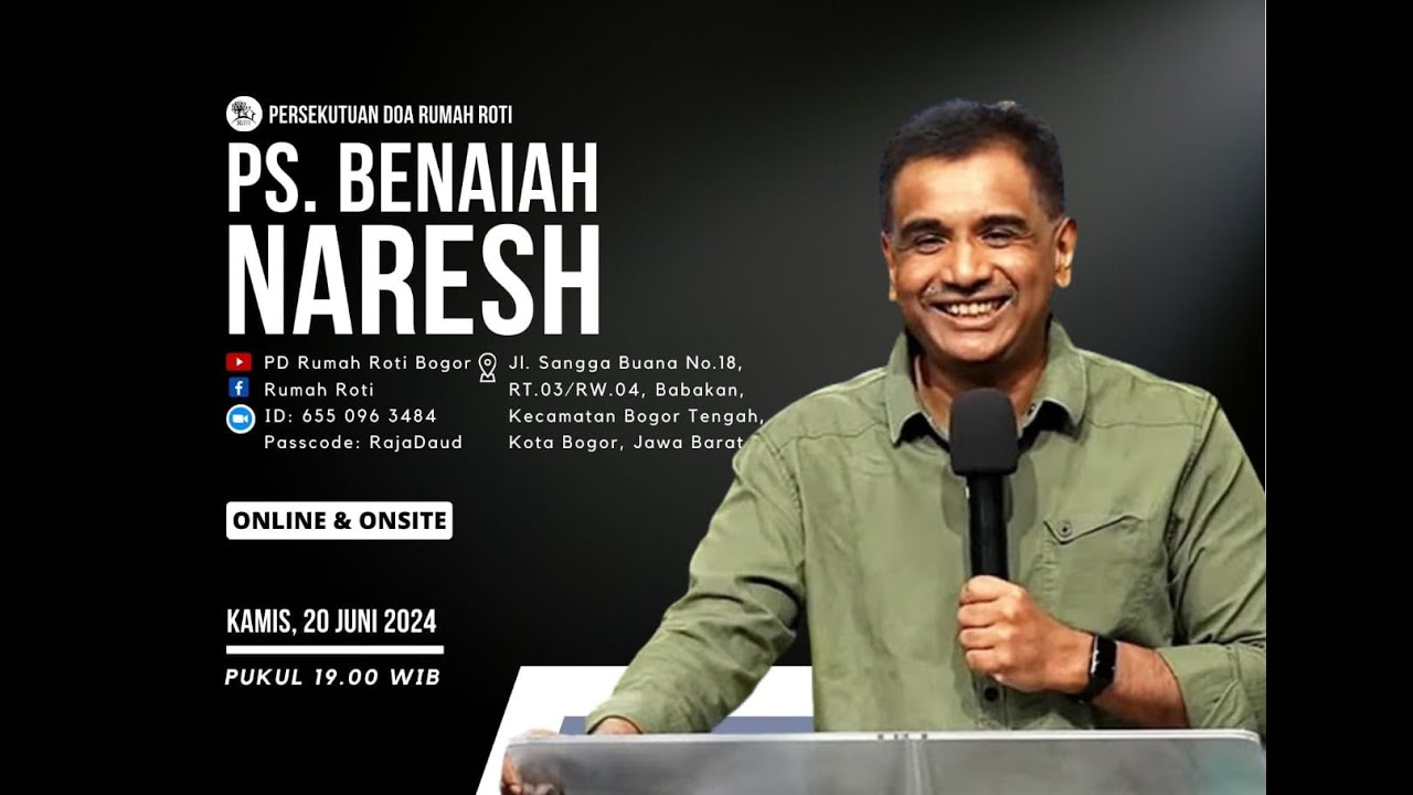Ibadah Rumah Roti Ft. Ps. Benaiah Naresh - YouTube