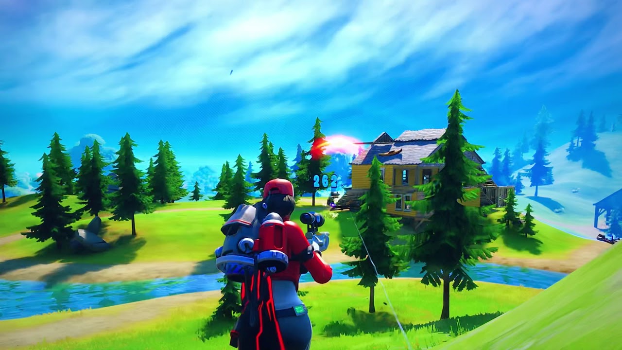 Fortnite - Final 2 in Solo - I sniped Peely while sliding down a hill ...