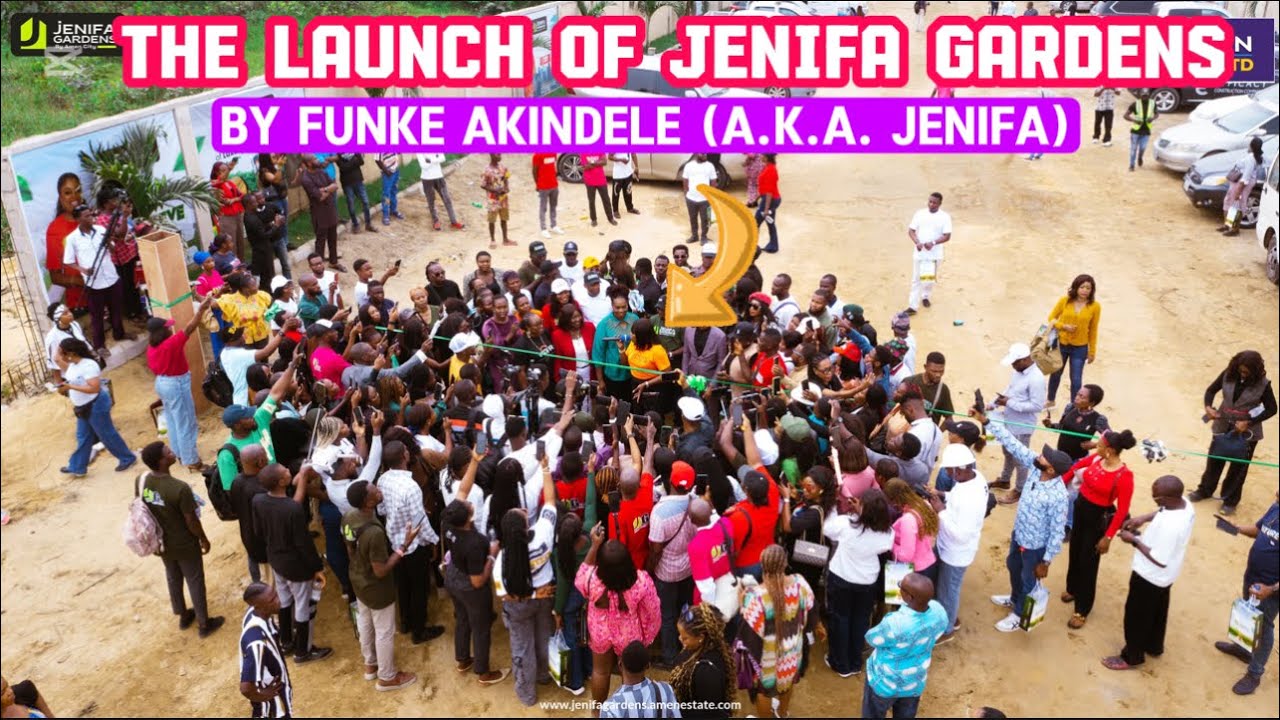 The Grand Launch of Jenifa Gardens By Funke Akindele - YouTube