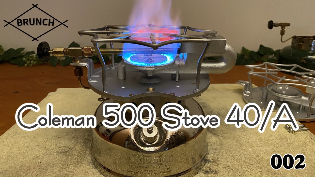 Coleman 500 Stove 40/A 燃焼テスト - YouTube