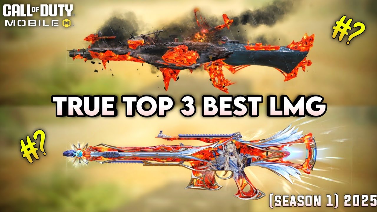 True Top 3 best LMG in Cod Mobile Season 1 #codm - YouTube