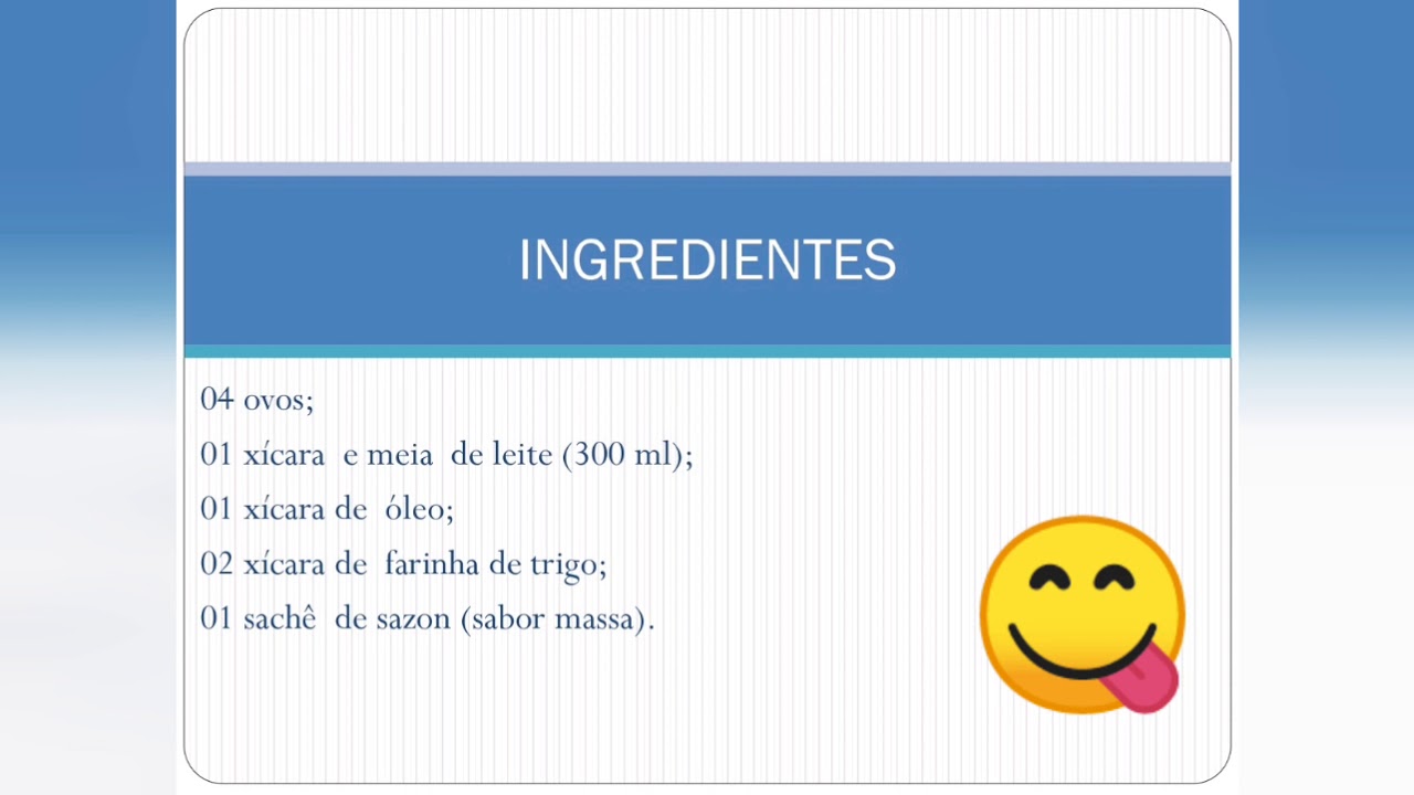 Receita de Massa Salgada Coringa 😋😋😋 - YouTube