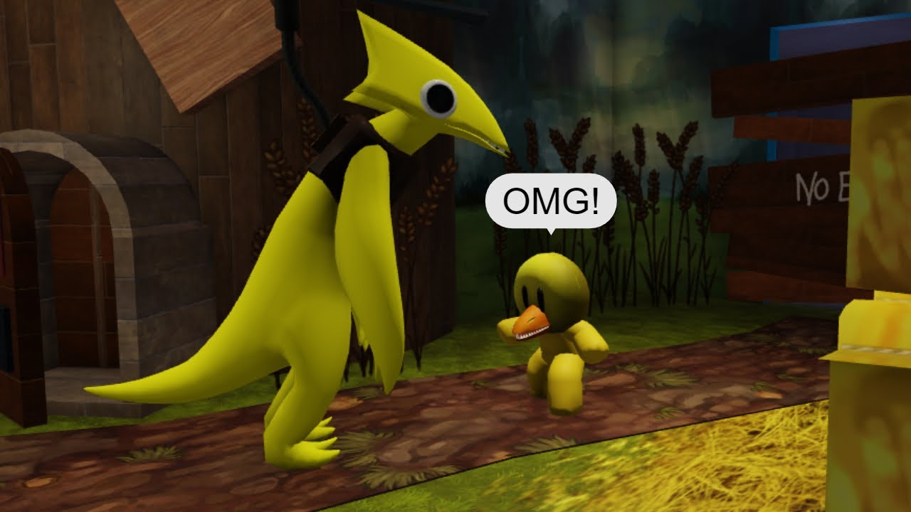 Playing As Old Yellow In Rainbow Friends Chapter 1| Full Gameplay ...