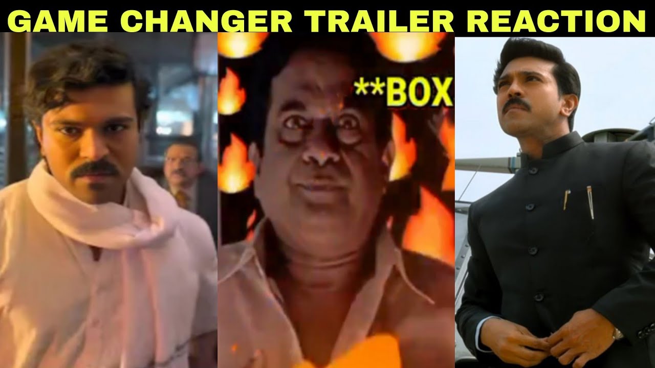 game changer trailer reaction / ramcharan / shankar / game changer ...