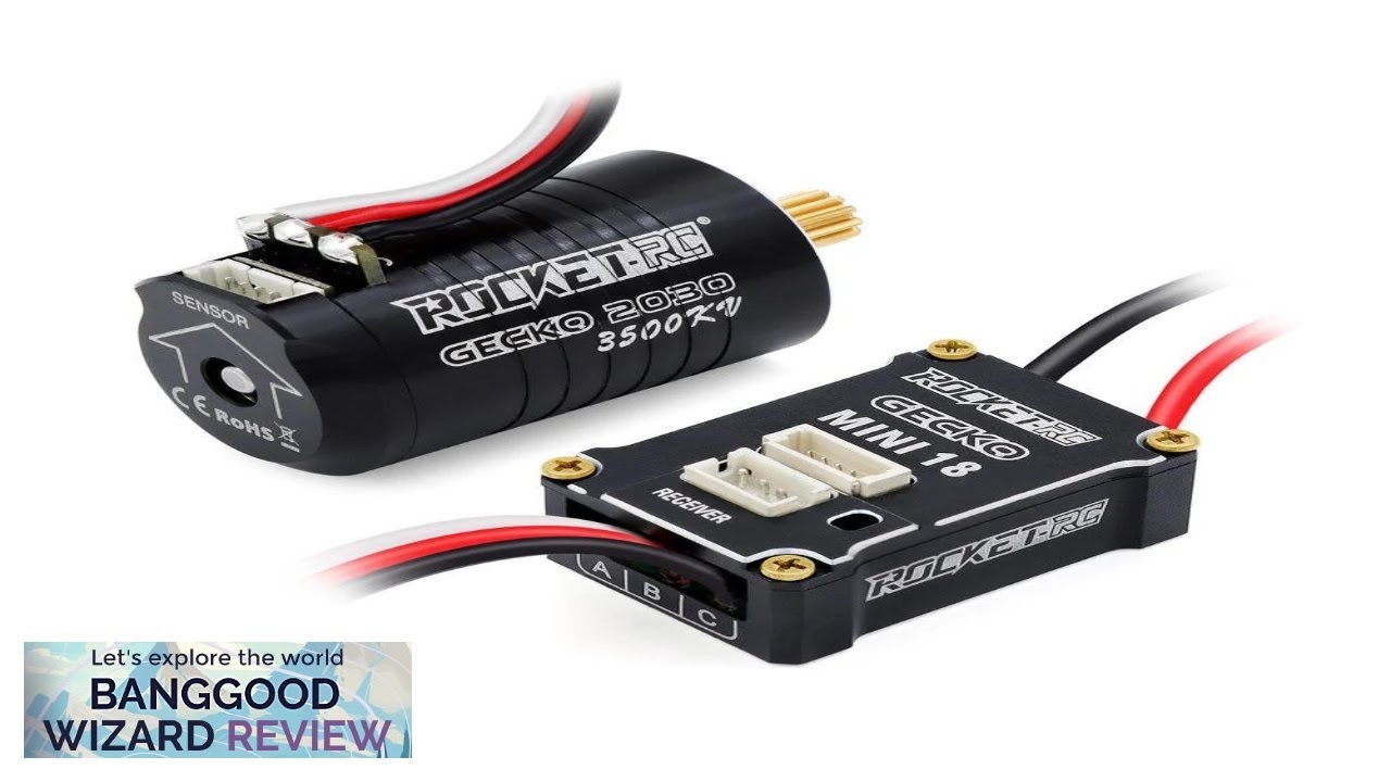 Surpass Hobby ROCKET RC GECKO MINI 2030 3500KV Sensored Brushless Motor ...