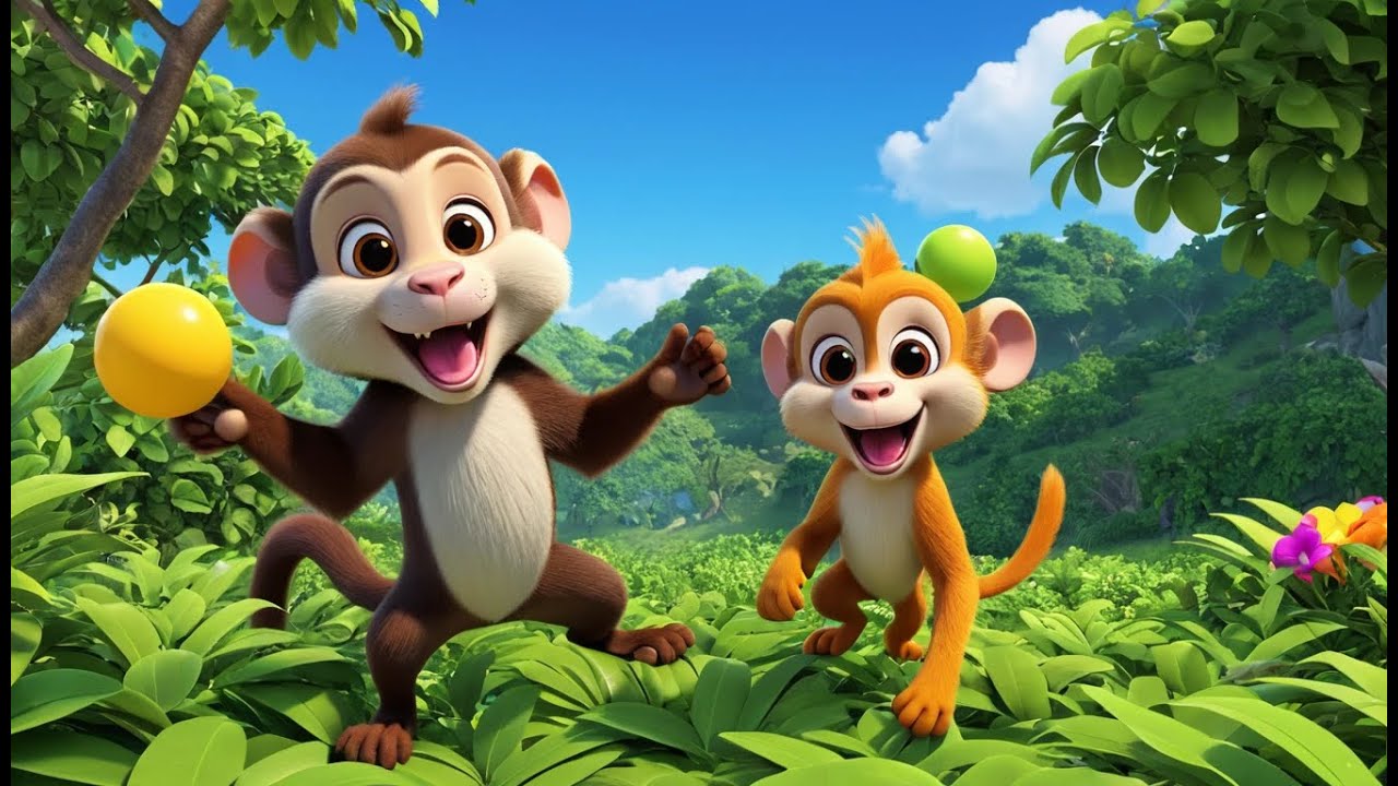 All Around the Mulberry Bush | Fun Action Song for Kids | Nursery ...