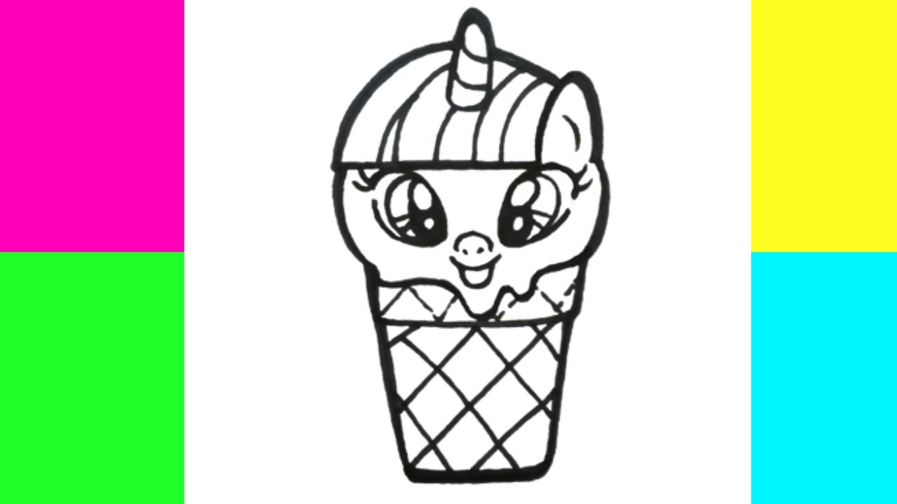 My Little Pony,Coloring Twilight Sparkle Ice Cream - YouTube