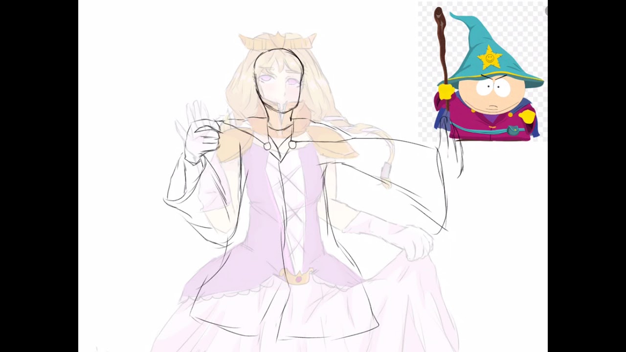 Cartman the wizard king - Speedpaint - Double upload pt 2 - YouTube