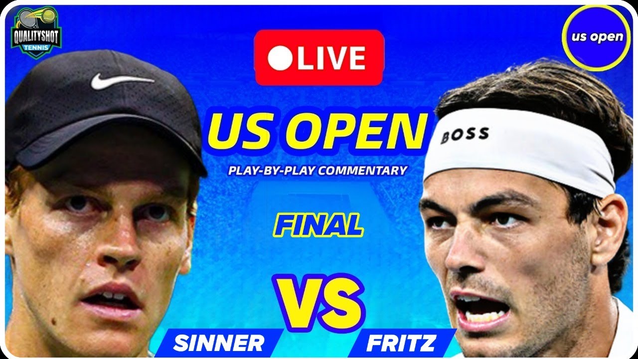 🎾SINNER vs FRITZ | US Open 2024 Final | LIVE Tennis Play-by-Play Stream ...