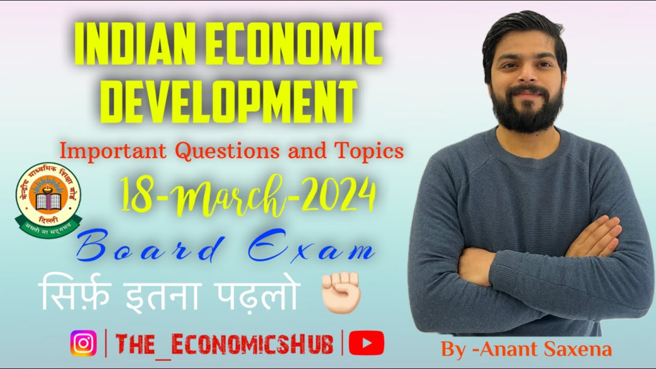 Important Topics and Questions and Answers | Indian Economic ...
