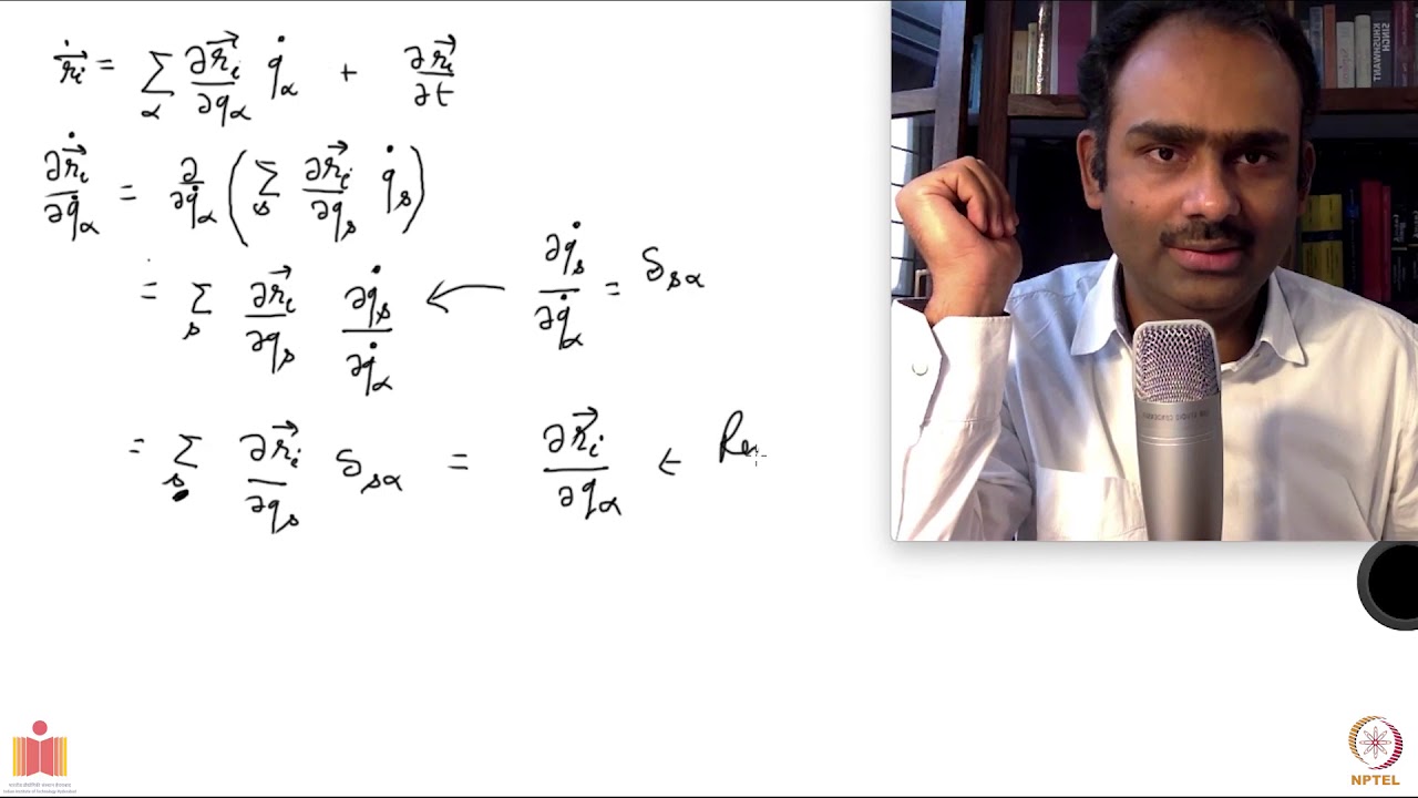 Classical Mechanics L6 Euler Lagrange Equation For A Holonomic System Classical Mechanics L6 Euler Lagrange Equation For A Holonomic System