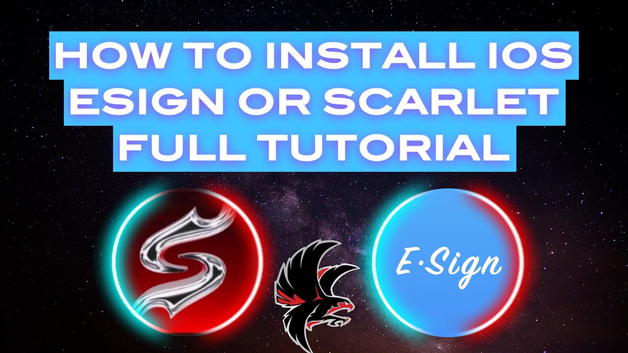 HOW TO INSTALL ESIGN OR SCARLET IOS - FULL TUTORIAL - YouTube