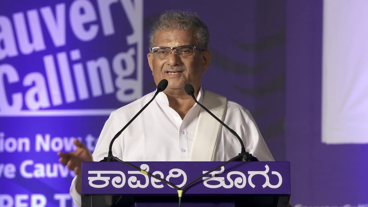 Speech by Dr.D.Veerendra Heggade at Cauvery Calling organised by Isha ...