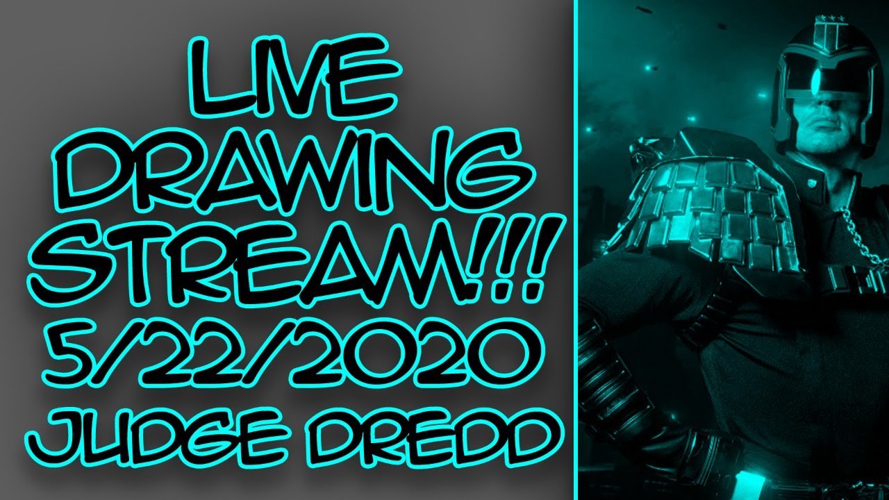 Live Drawing Stream!: Judge Dredd - YouTube